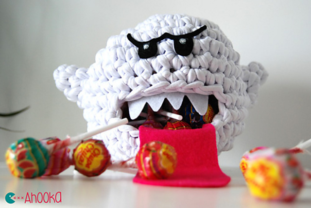 Ravelry: T-shirt yarn Boo (Mario) pattern by Ahooka Migurumi