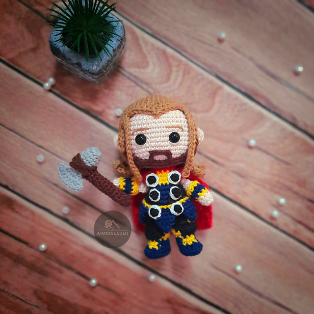 Ravelry: Thor Inspired Amigurumi pattern by Jessica Theodora