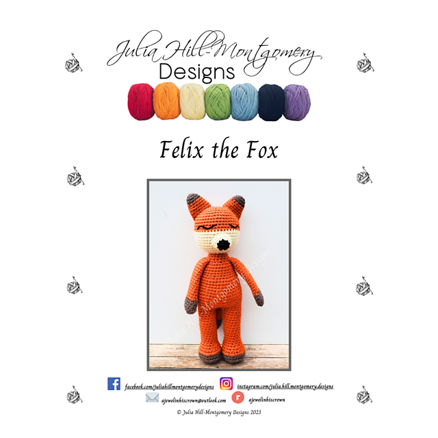 Ravelry: Felix the Fox pattern by Julia Hill-Montgomery