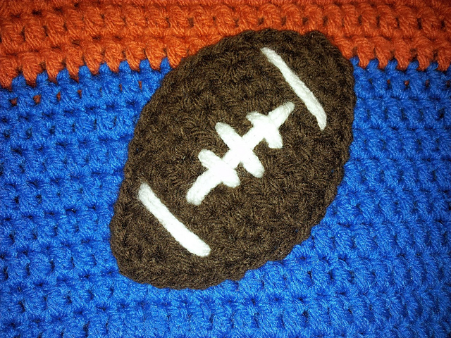 Ravelry: Football Applique pattern by Anastasia Eslinger