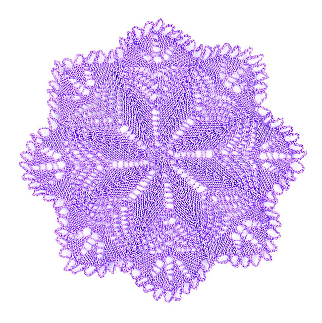 Ravelry: Purple Doily pattern by Andrea Jurgrau