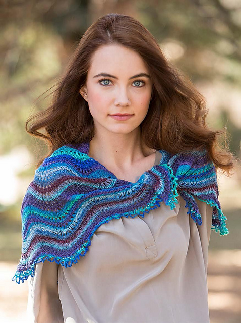 Ravelry: Ripple Shawlette pattern by Andrea Jurgrau