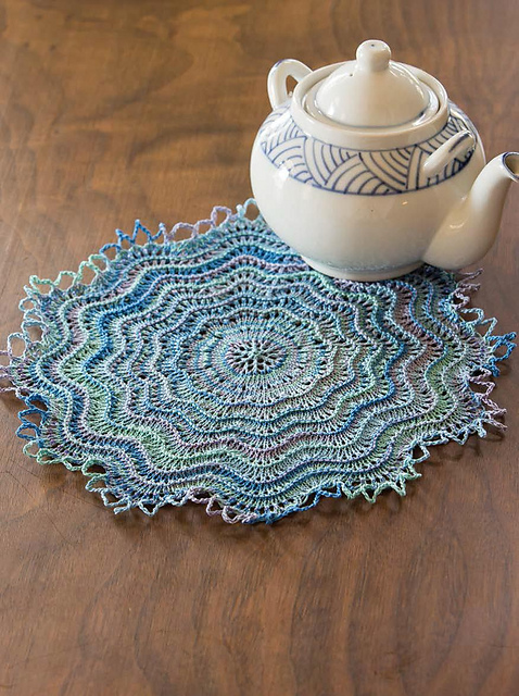 Ravelry: Ripple Doily pattern by Andrea Jurgrau