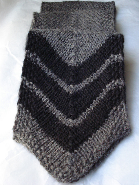 Ravelry: Knit Your Bit 2009 - Chevron Scarf pattern by Lauren Handley