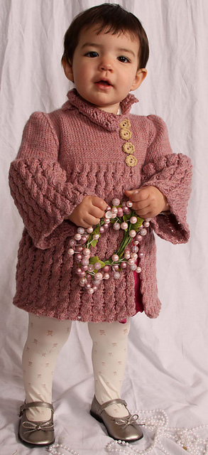 Ravelry: Ava Carcoat-Baby/Toddler's Coat-dress pattern by Krystin Moody