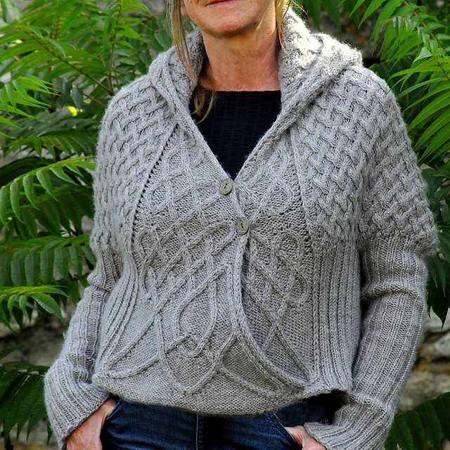 Ravelry: celtic hoodie pattern by alfa knits