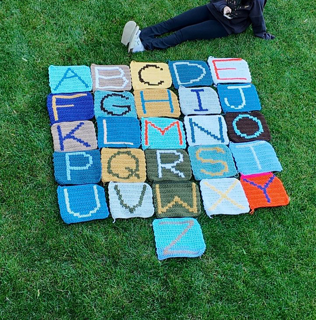 Ravelry: Giant Crochet Letters pattern by Alexandria Masse