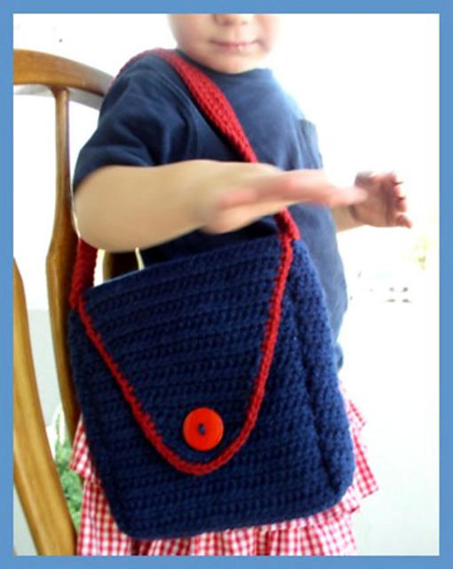 Ravelry: Preschooler's Backpack Purse pattern by Alisa Terry