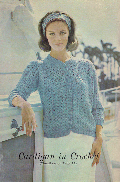 Ravelry: Cardigan in Crochet pattern by Workbasket Magazine