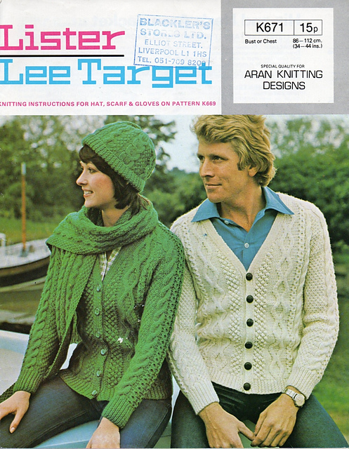 Ravelry: His and Her Aran Jacket pattern by Lister & Co (Knitting Wools ...