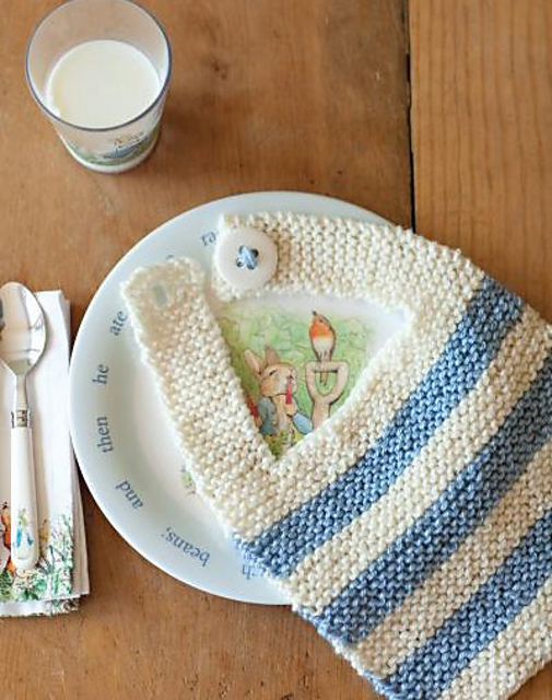 Ravelry: Blue Bib pattern by Candi Jensen