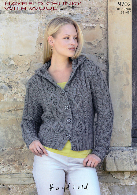Ravelry: Hoodie 9702 pattern by Hayfield