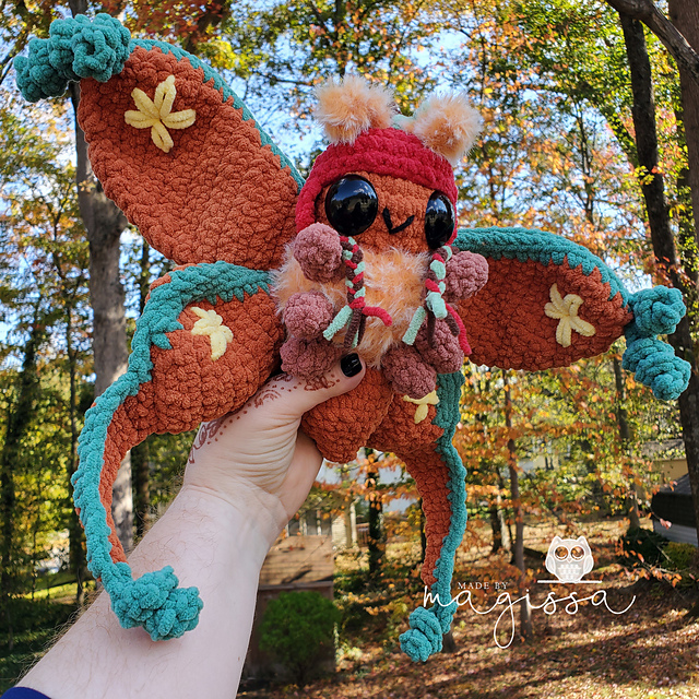 Ravelry: Pumpkin Moth Plushie pattern by Alissa Maley