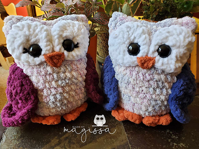 Ravelry: Owl Plushie pattern by Alissa Maley