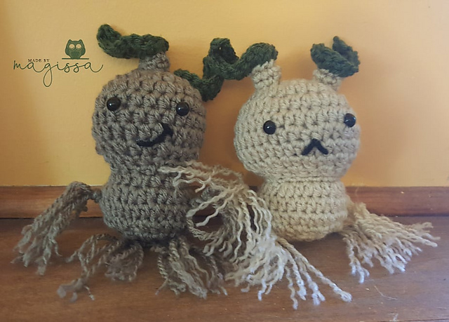 Ravelry: Mandrake Plushie pattern by Alissa Maley