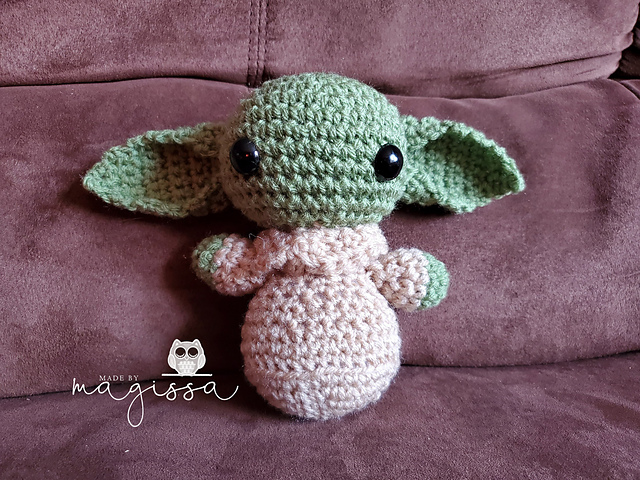 Ravelry: Grogu Plushie pattern by Alissa Maley