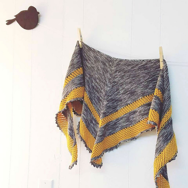 Ravelry: Cinnamon Shawl pattern by A Little Knitty Designs