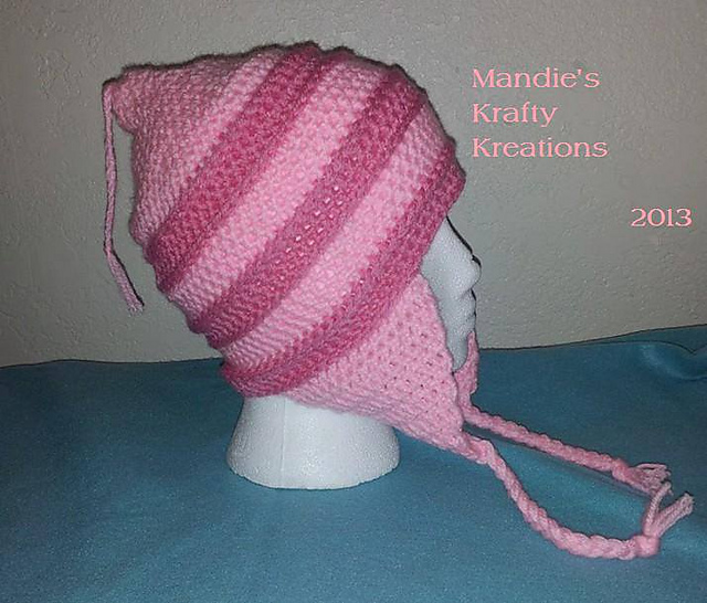 Ravelry: Pink Stripe Hat pattern by Amanda Lawson