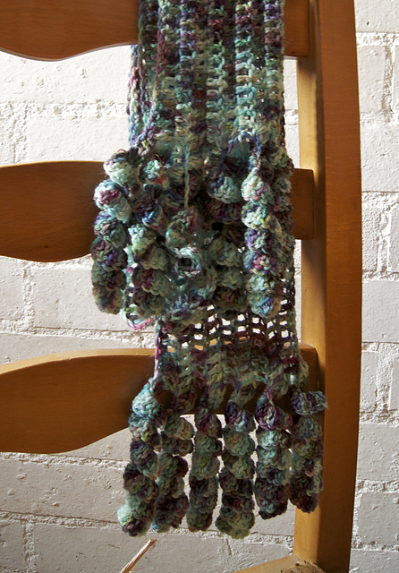 Ravelry: corkscrew scarf pattern by Sally Allerton