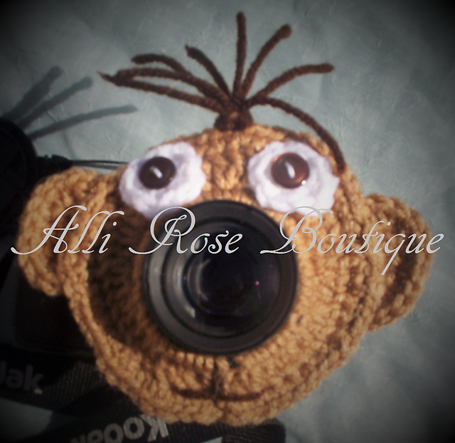 Ravelry: Monkey Camera Lens Buddy pattern by Allison Booker