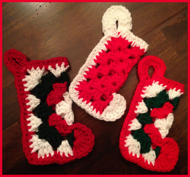 Ravelry: allnineskr's Christmas Tree Stocking Ornament