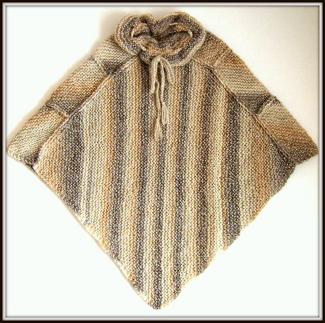 Ravelry: Poncho with Frilled Collar pattern by Pat Watson
