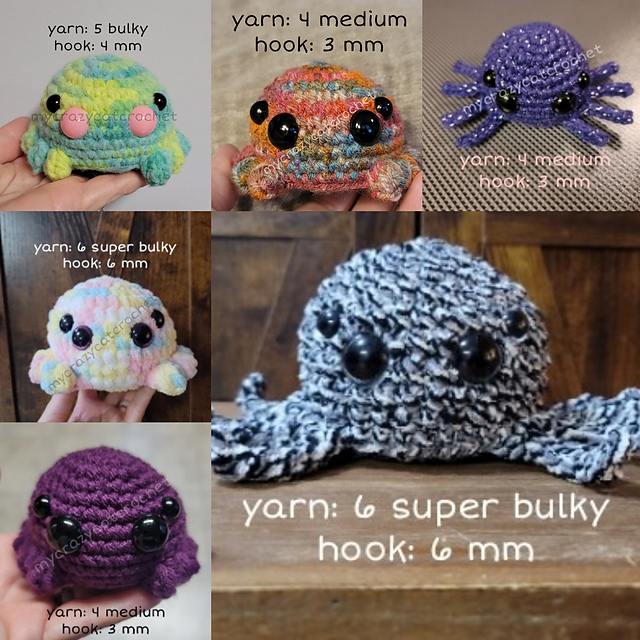 Ravelry: Emotional Support Spider pattern by Allyson Morse