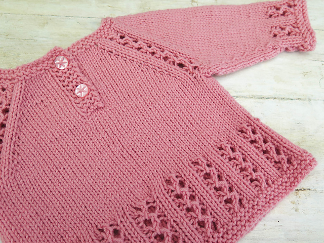 Ravelry: Sweet Lizzie Top Down Pullover pattern by Alma Mahler