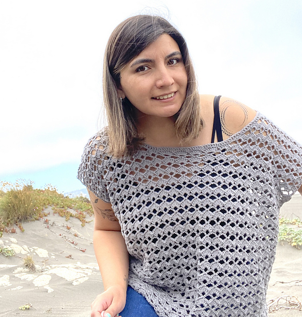 Ravelry: Polera Conchitas pattern by Yanire Moya