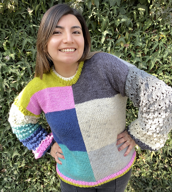 Ravelry: Sweater Contraste pattern by Yanire Moya