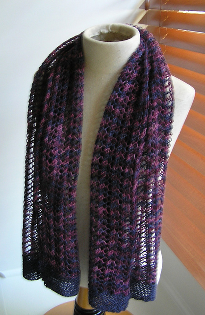 Ravelry: Paca Peds Lace Scarf pattern by Karen Klemp