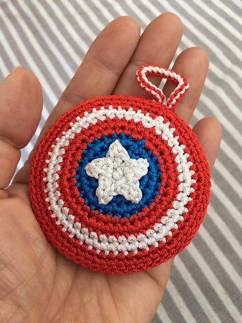 Ravelry: Captain America Shield pattern by Aloe Li