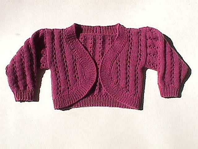 Ravelry: Girls' Bolero 1-12yrs pattern by Sirdar