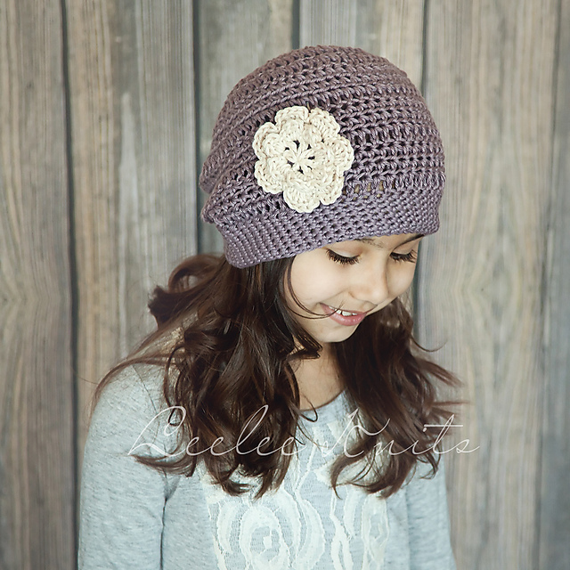 Ravelry: Girls Slightly Slouchy Hat pattern by Leelee Knits