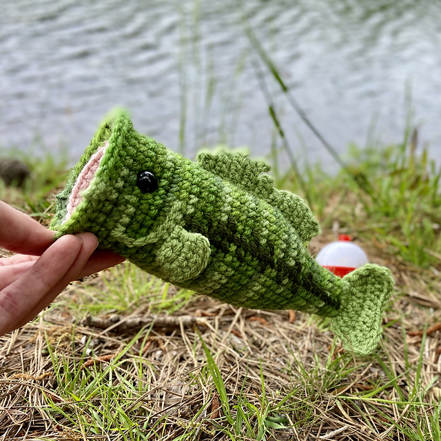 Ravelry: Largemouth Bass Stuffy pattern by Amanda Ray