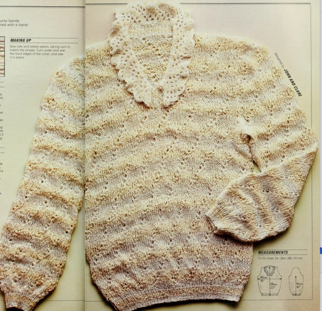Ravelry: Lacey Vee pattern by John and Clare