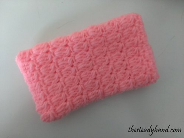 Ravelry: Puff Stitch Cell Phone Case pattern by Aprile Mazey