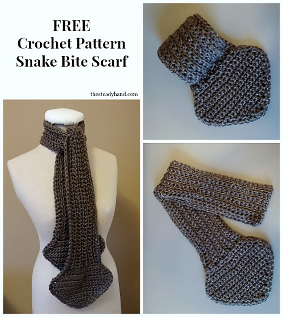 Ravelry: Snake Bite Scarf pattern by Aprile Mazey