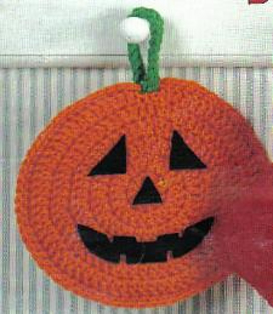 Ravelry: Pumpkin Potholder pattern by Mom's Love of Crochet