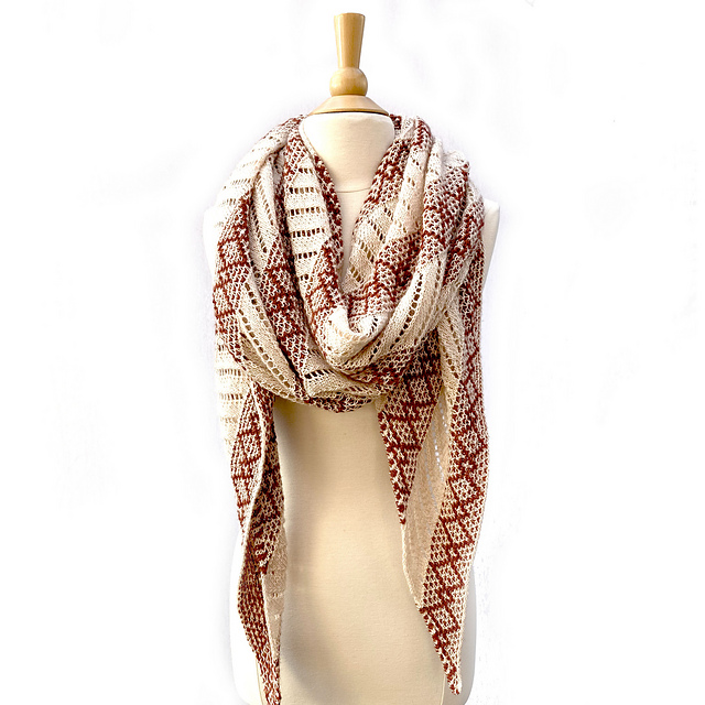 Ravelry: Crazy Diamond Wrap pattern by Ambah O'Brien