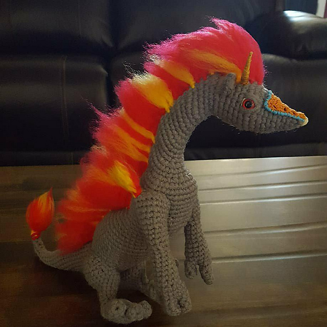 Ravelry: Sparky the fire dragon pattern by Amber Tinker