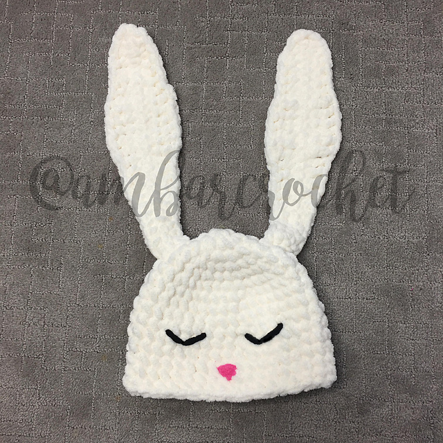 Ravelry: Floppy Bunny Ear Hat pattern by Ambar Crochet