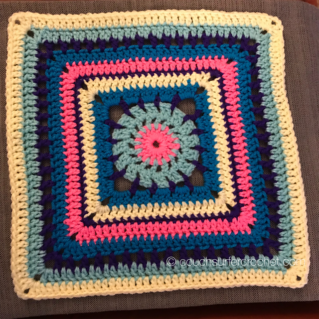 Ravelry: Shattered Circle Square pattern by Couch Surfer Crochet