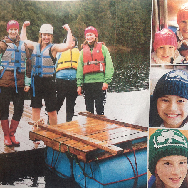 Ravelry: Girl Guides of Canada Trefoil Toques pattern by Hilary Feldman