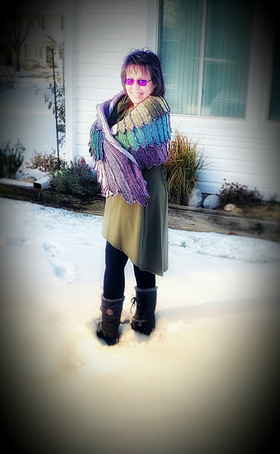 Ravelry: amiesan's Feather Wing Shawl