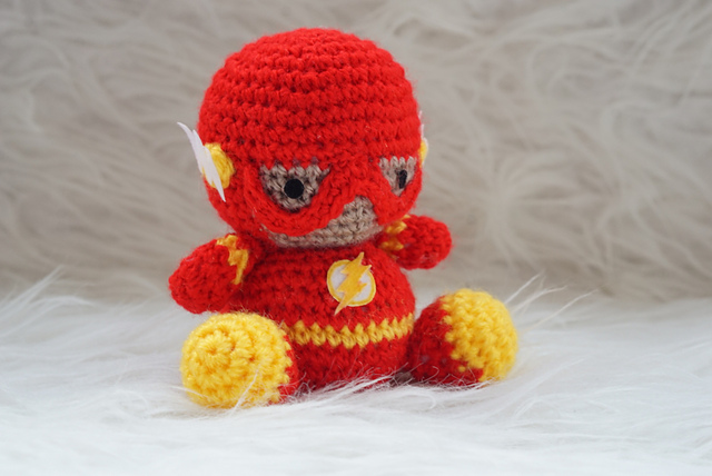 Ravelry: Amigurumi Flash - Superhero pattern by Amigurumeria