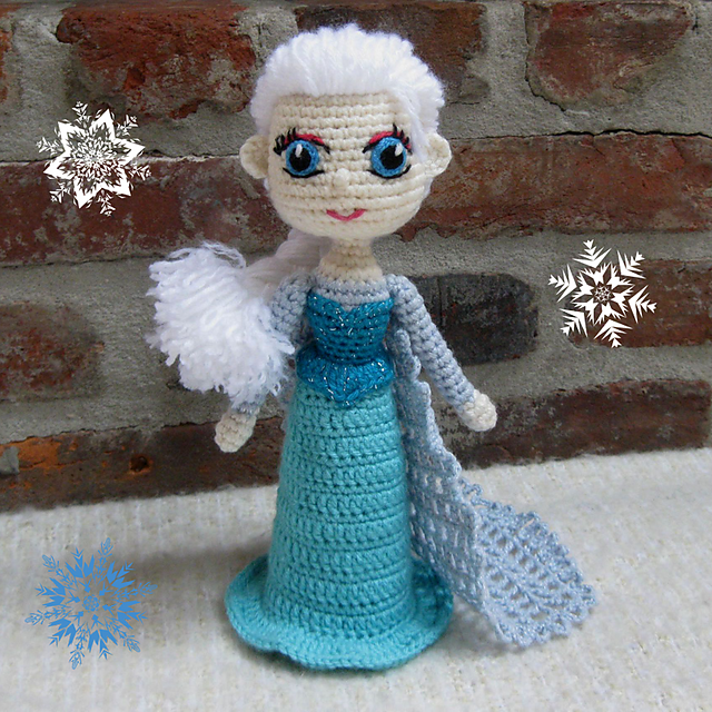 Ravelry: Amigurumi Doll 'Snow Queen Elsa' pattern by Carola Kaiser