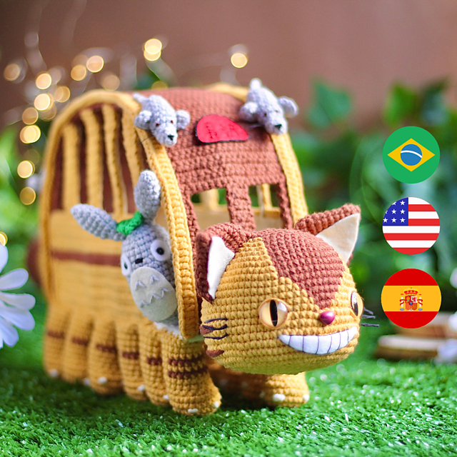 Ravelry: Catbus Amigurumi pattern by Vitória Ferreira