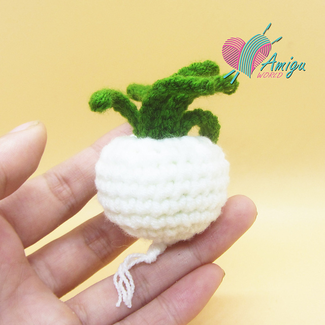 Ravelry: Baby White Turnip Amigurumi pattern by Amigu World