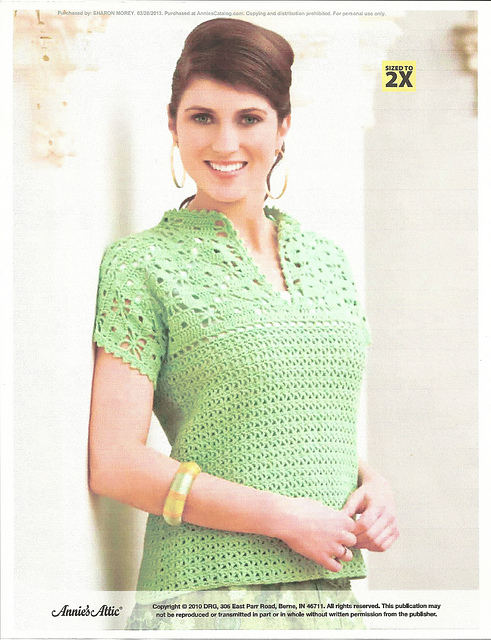 Ravelry: Mandarin Top pattern by Tatyana Mirer